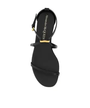 Alexander McQueen Strappy Open-toe Sandals With Buckle Detail