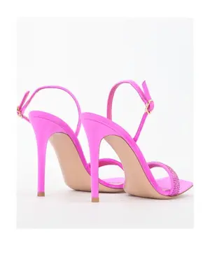 GIANVITO ROSSI Logo High-heeled Sandals - Pink