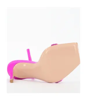 GIANVITO ROSSI Logo High-heeled Sandals - Pink