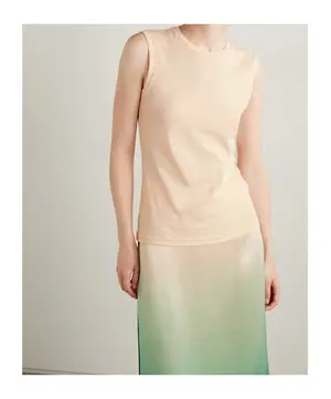 JIL SANDER Set Of Three Cotton-jersey Tops - Peach