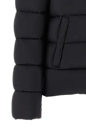 Herno Hooded Quilted Bomber Jacket - Blue