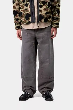Carhartt Work In Progress Double Knee Work Pants - Graphite Color