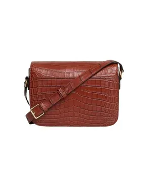 Celine Classique Triomphe Bag In Niloticus Crocodile