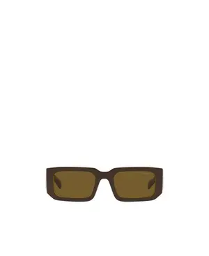 Prada Prada Rectangular Frame Sunglasses Green