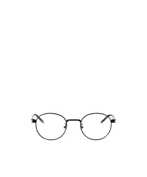 Saint Laurent Round Frame Eyeglasses - Black