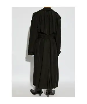 Balenciaga Belted Button-up Trench Coat