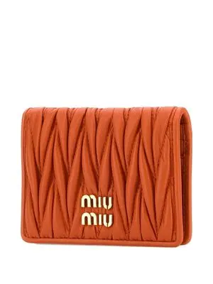 Miu Miu Logo-lettering Matelassé Cardholder