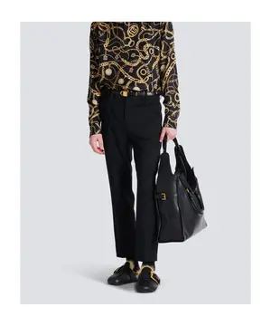 Balmain Pleat Detailed Trousers