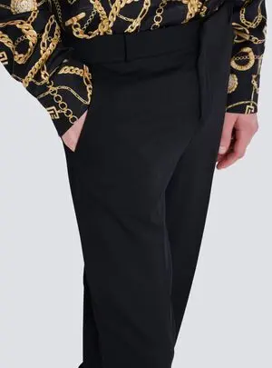 Balmain Pleat Detailed Trousers