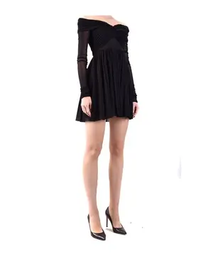 Philosophy Di Lorenzo Serafini Mesh Long Sleeve Mini Dress