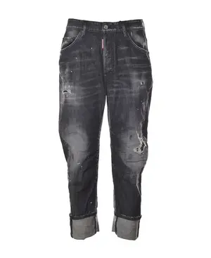 Dsquared2 Logo Patch Denim Jeans