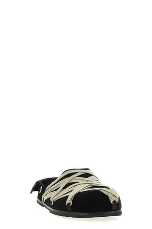 Rick Owens Megalace Strapped Mules