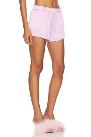 Balenciaga Elasticated Logo Pattern Shorts