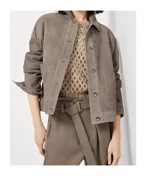 Brunello Cucinelli Leather Jacket