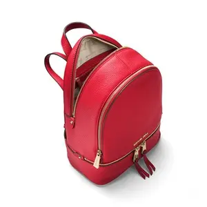 Michael Kors Leather Logo Backpack