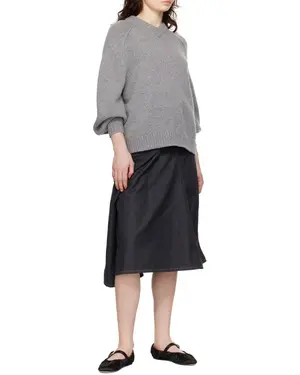 Paris Texas Sveva Plissé Buckle Ballet Flats