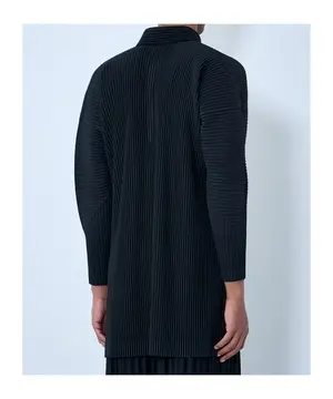 Issey Miyake Homme Plissé Long-sleeved Pleated Shirt