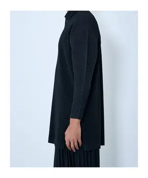 Issey Miyake Homme Plissé Long-sleeved Pleated Shirt