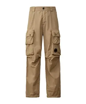 C.P. COMPANY Loose Fit Cargo Pants With Lens Detail - No