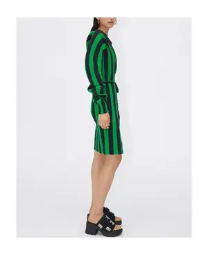 Bottega Veneta Striped Mini Dress