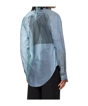 JEAN PAUL GAULTIER The Water Printed Buttoned Shirt