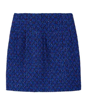 Alessandra Rich Sequined Tweed Mini Skirt