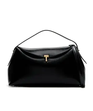 TOTEME T-lock Shoulder Bag - Black