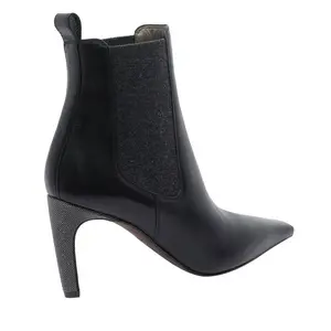 Brunello Cucinelli Pointed-toe High Heel Ankle Boots
