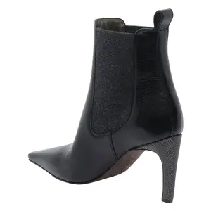 Brunello Cucinelli Pointed-toe High Heel Ankle Boots