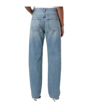 AGOLDE Kelly Distressed Straight-leg Jeans