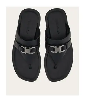FERRAGAMO Gancini Embellished Sandals