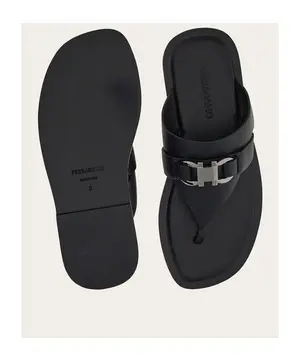 FERRAGAMO Gancini Embellished Sandals