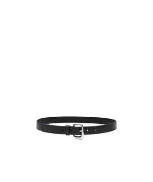 Jacquemus La Ceinture Ovalo J Buckle Belt - Black