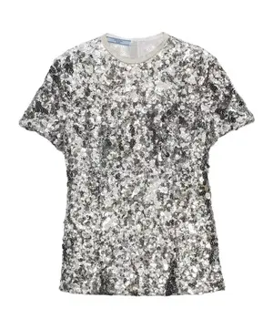 Prada Sequined T-shirts For Women