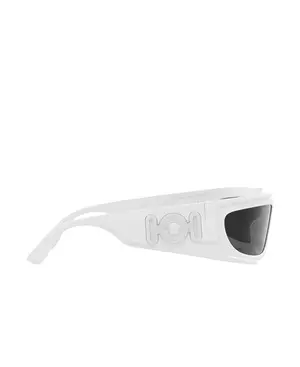 Versace Rectangular Frame Sunglasses - Black