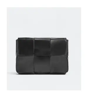 Bottega Veneta Cassette Crossbody Bag - Black