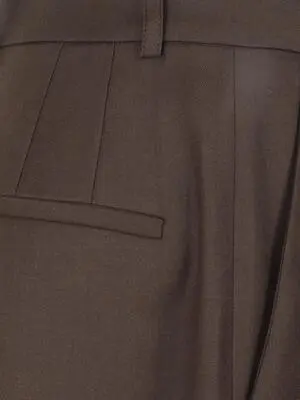 THE FRANKIE SHOP Brickell Wide-leg Flannel Trousers
