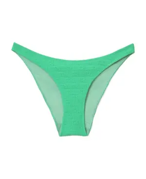 Alexander Wang Textured Logo Jersey Bikini Bottom - Green