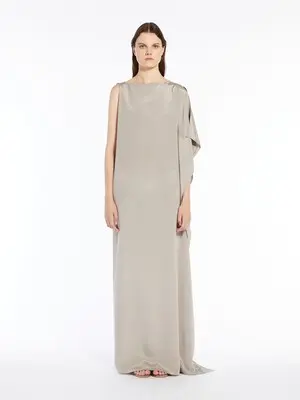 Max Mara One-shoulder Draped Dress