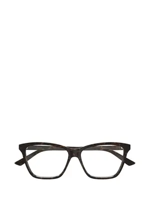 Bottega Veneta Square Frame Glasses - Black