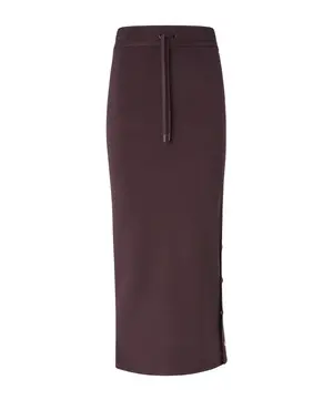 Pinko Elastic Waist Drawstring Midi Skirt
