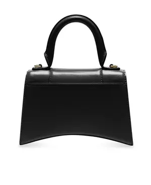 Balenciaga Hourglass Xs Top Handle Bag - Black