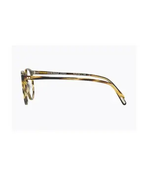 Oliver Spencer O'malley Oval Frame Eyeglasses - Black
