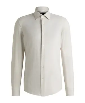 Hugo Boss Printed Shirt - Beige