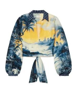 Camilla Tailored Decorative Printed Shirt