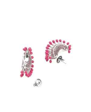 Bottega Veneta Boby Spike-studded Earrings - Pink
