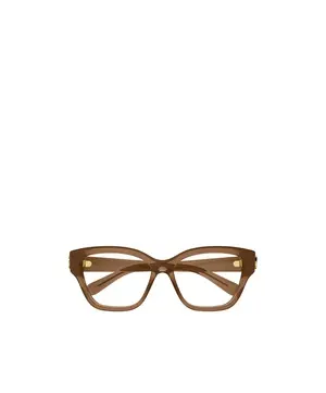 Gucci Cat Eye Frame Glasses - Brown