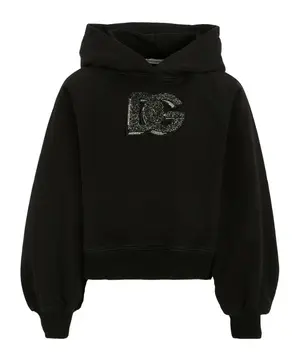 Dolce & Gabbana Crystal Embellished Hoodie