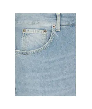 DONDUP Carrot Leg Jeans With Belt Loops
