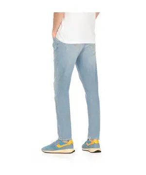 DONDUP Carrot Leg Jeans With Belt Loops